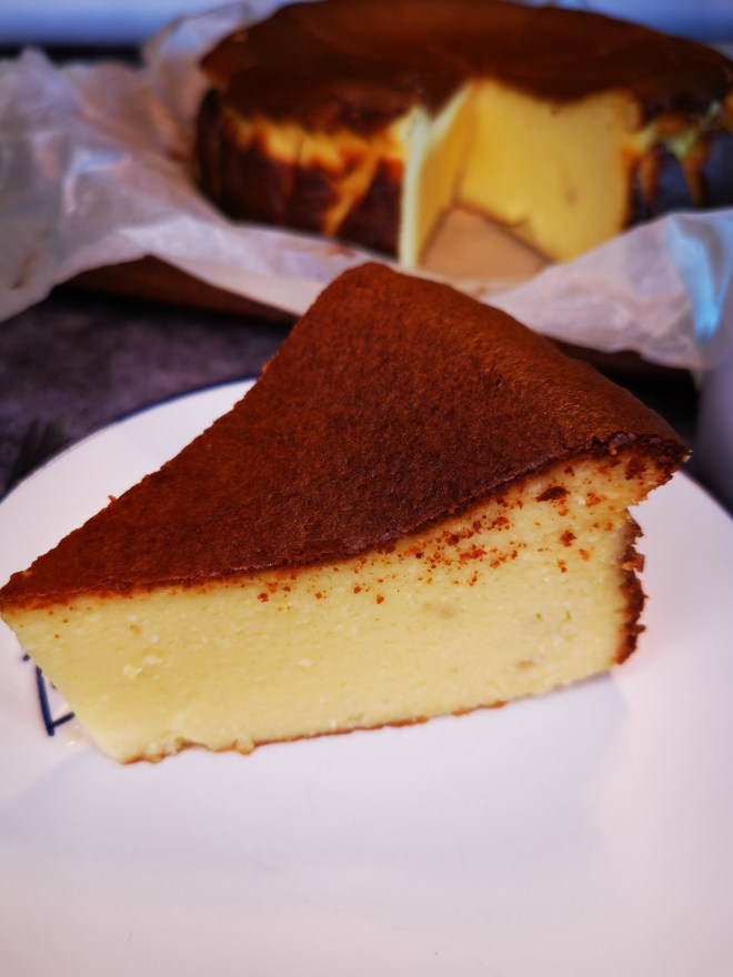 Keto-Friendly Basque Burnt Lemon Cheesecake | Geraldine's decadent and ...
