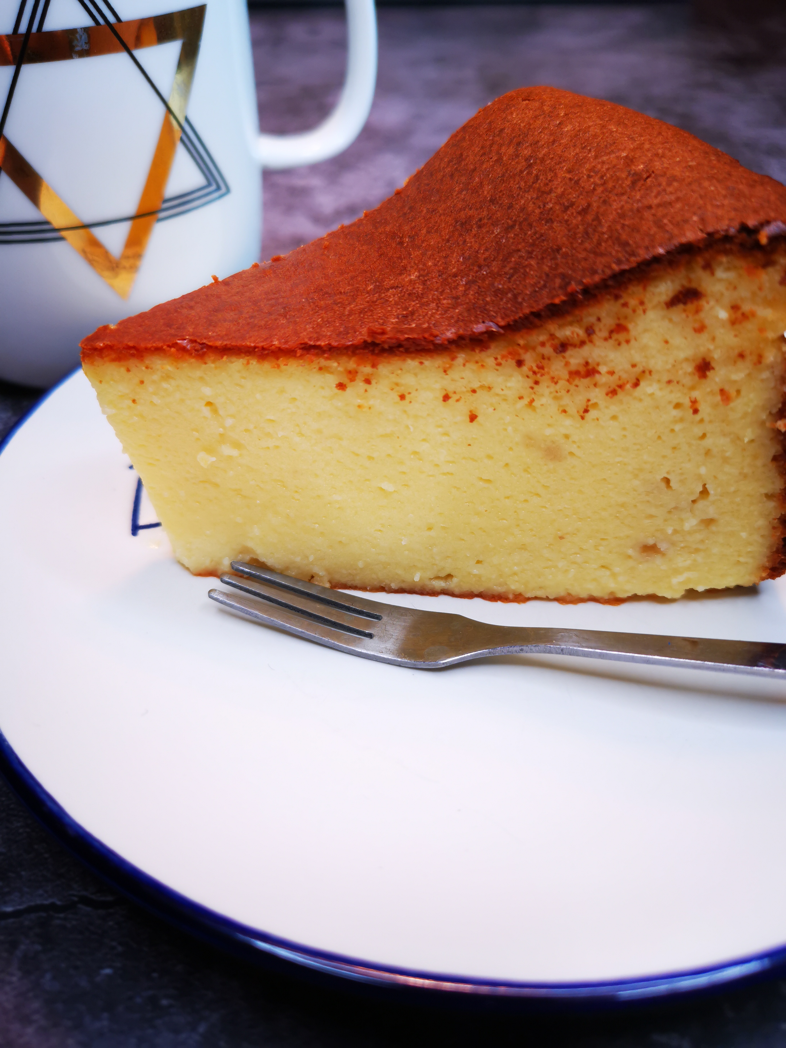 Keto-Friendly Basque Burnt Lemon Cheesecake | Geraldine's decadent and ...