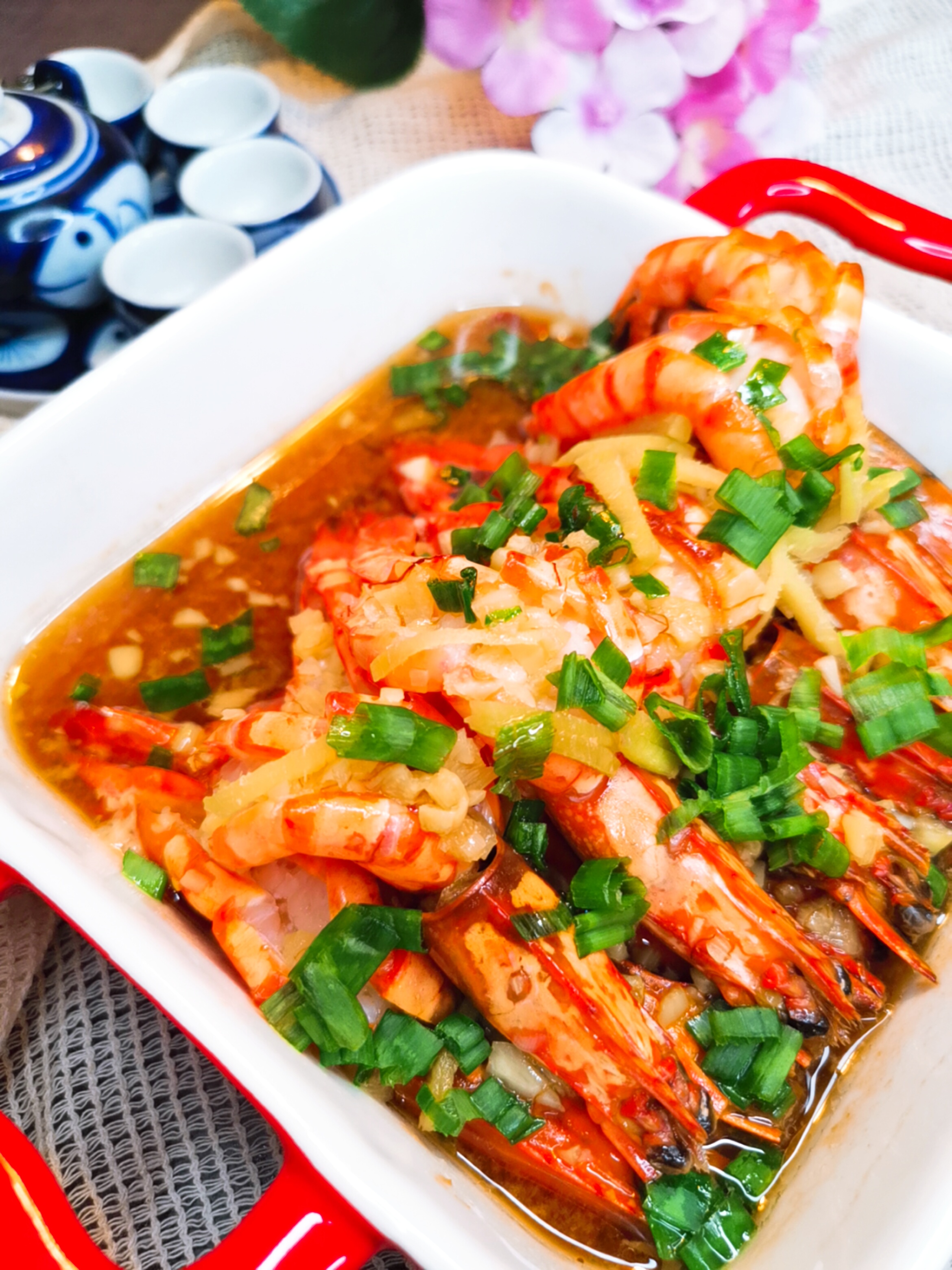 Steamed Garlic Prawn | Geraldine's decadent and savoury adventure
